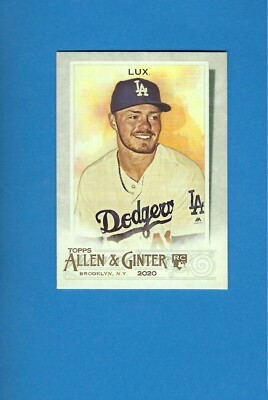 Gavin Lux RC 2020 Topps Allen & Ginter #99 Los Angeles Dodgers MINT | eBay