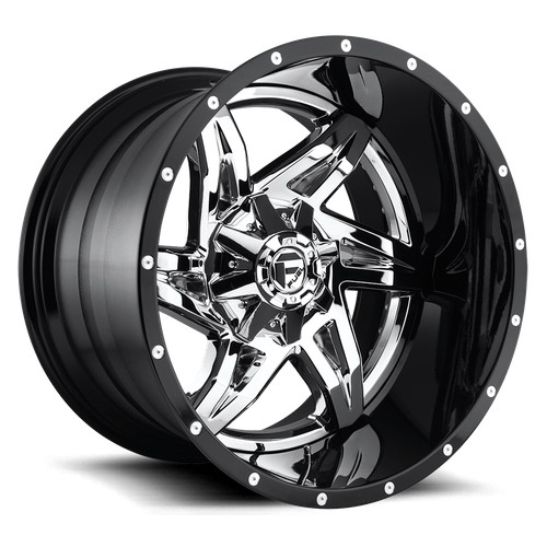 Fuel Offroad D272 Rocker 20X10 8X180 -18 mm Chrome Plated Gloss Black ...