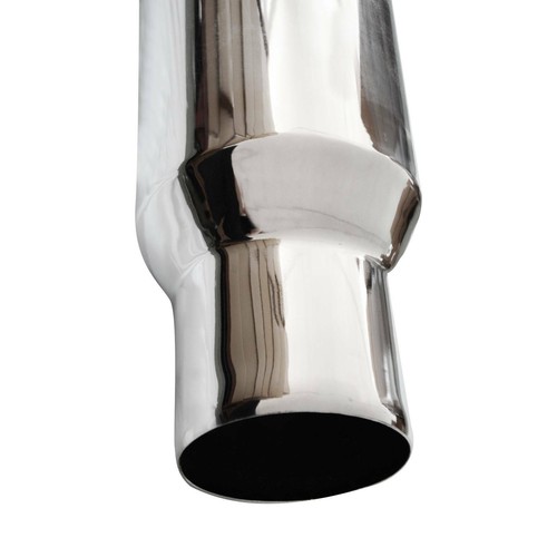 Chrome 7"- 5" OD x 48" inch Curved Exhaust Stack Pipe Tube Tailpipe ...