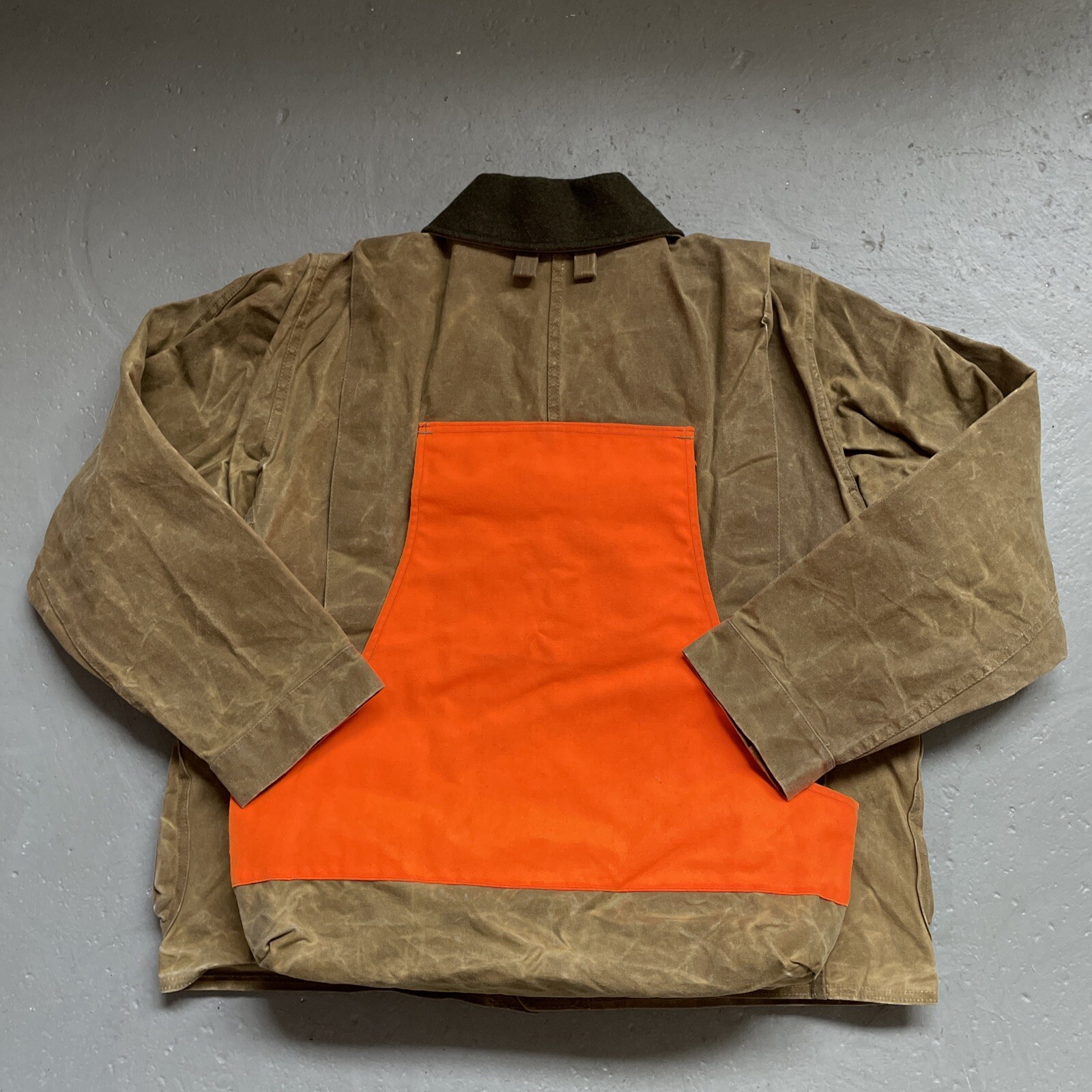 Vintage Filson 622B Blaze Orange Tin Cloth Waxed Hunt… - Gem