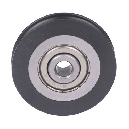 6*39*8mm U Groove Over Line Wheel Rubber Wrapped Plastic Nylon Bearing ...