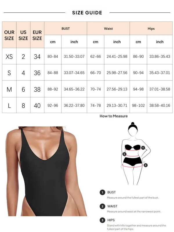 Womens Sexy One Piece Swimsuit Back Swimwear Thong String Bathing Suits ...