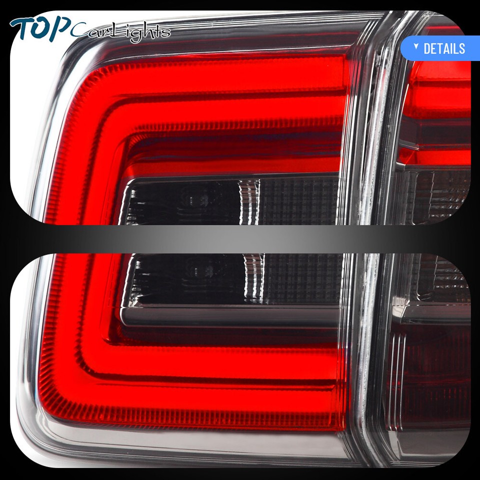 VLAND Clear LED Tail Lights Assembly For Nissan Armada 2017-2020 Rear ...