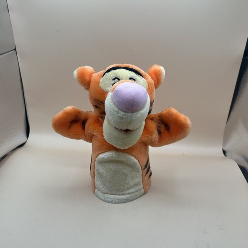 Tigger Disney Mattel Plush Hand Puppet 9" Stuffed Animal Toy Winnie the ...