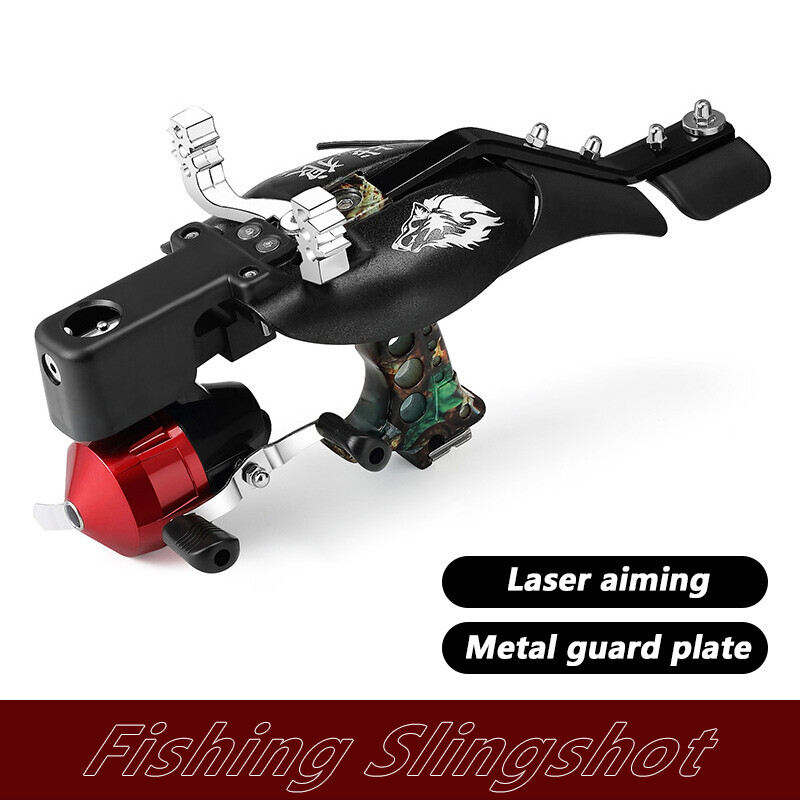 Bow Fishing Slingshot Bowfishing Reel Slingbow Catapult Archery Arrow ...