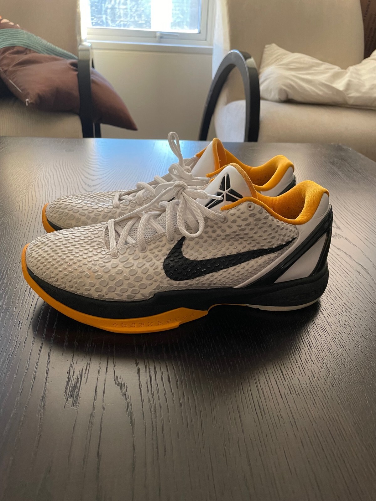 Kobe 6 Protro Playoff Pack White Del Sol Size 10 (Pre… - Gem