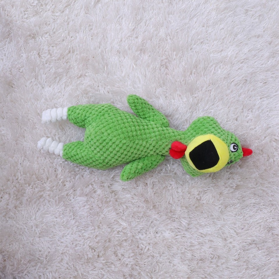 Screaming Chicken Pet Dog Toys Green Chick Sound Squeaky Toys Chew Bite ...