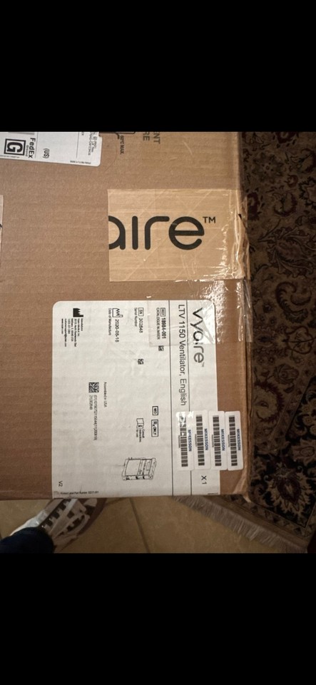 NEW IN BOX Vyaire CareFusion LTV 1150 Ventilator – 18984-001 | eBay