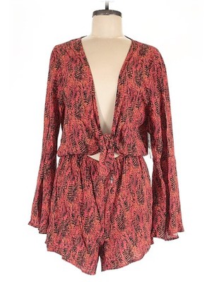 Bar III Women Red Romper M | eBay