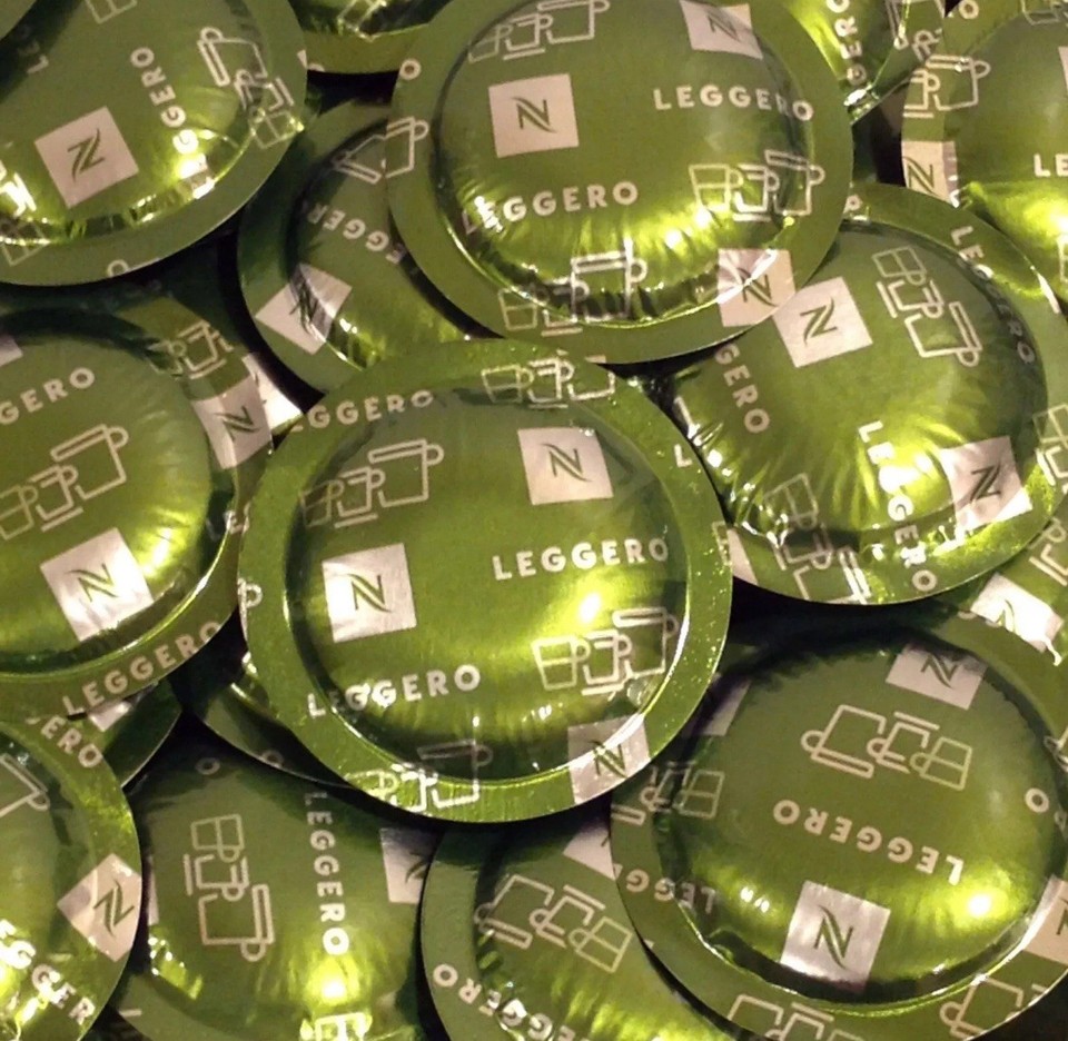 Nespresso Professional Capsules Leggero Coffee Pods 100 ct LOOSE/BULK ...