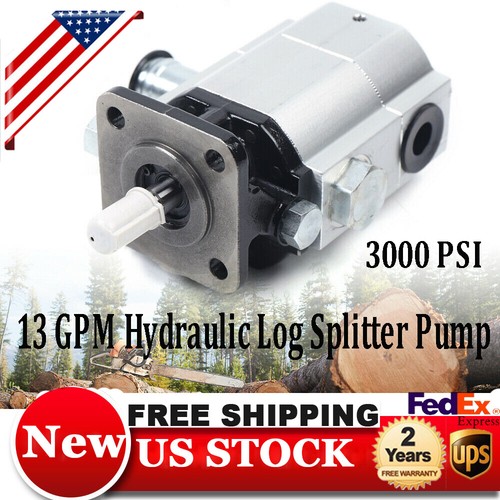 Hydraulic Log Splitter Pump Hydraulic Two 2 Stage Gear Pump 13 GPM Log ...