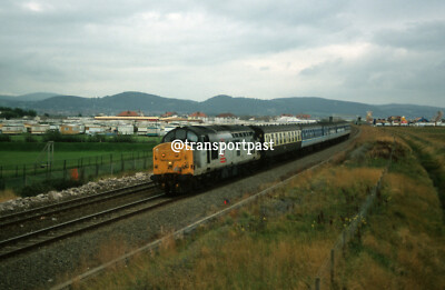 British Railways Class 37 - 37 412 Transrail Livery 35mm Slide c/w ...