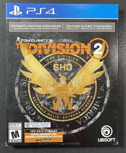 Tom Clancy's The Division 2 [ Ultimate Edition STEELBOOK ] (PS4) NEW | eBay
