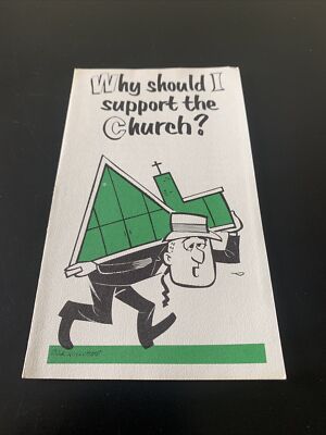 Rare Vintage - Christian Religious Tract - Why Should I Support The ...
