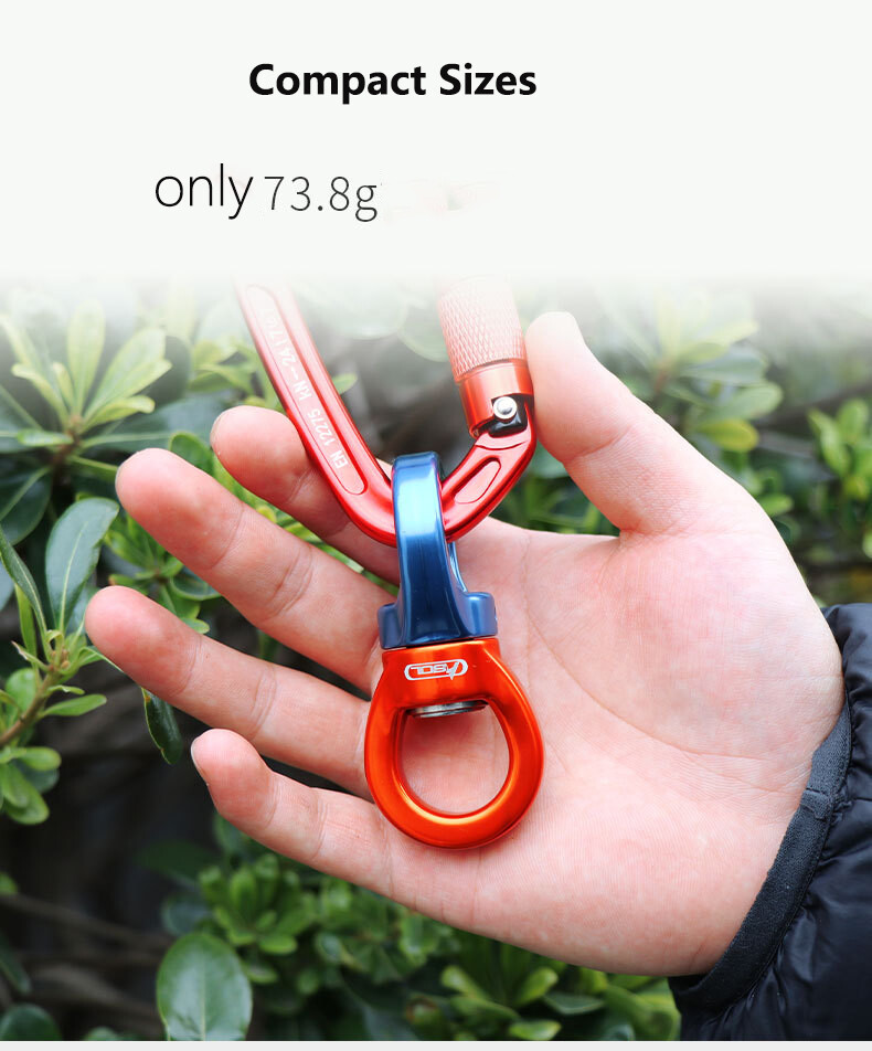 35kN Swing Swivel,Swing Spinner,Carabiner Swivel, Climbing Rope Swivels ...