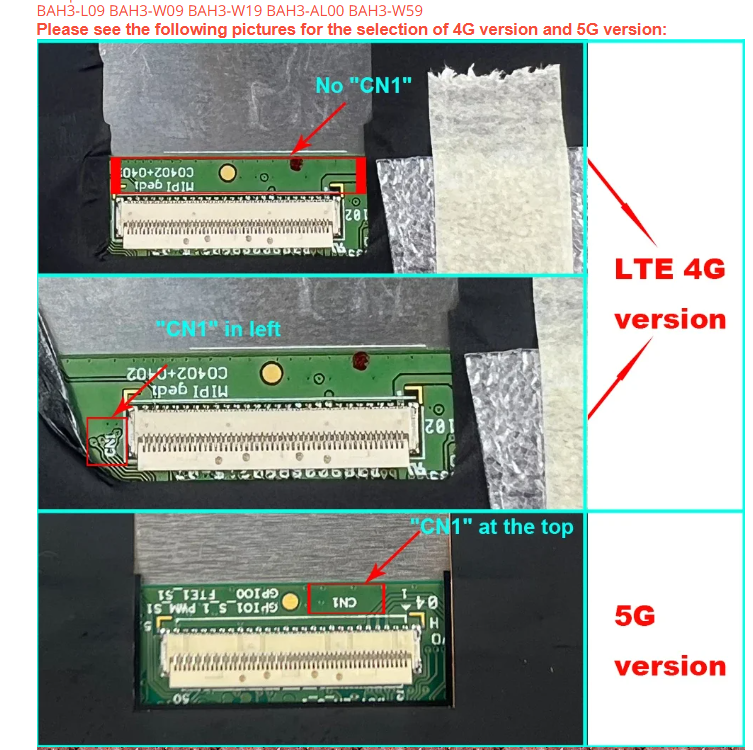 HUAWEI MatePad 10.4" BAH3-L09 W09 AL00 BAH3-W59/5G LCD Display Screen ...