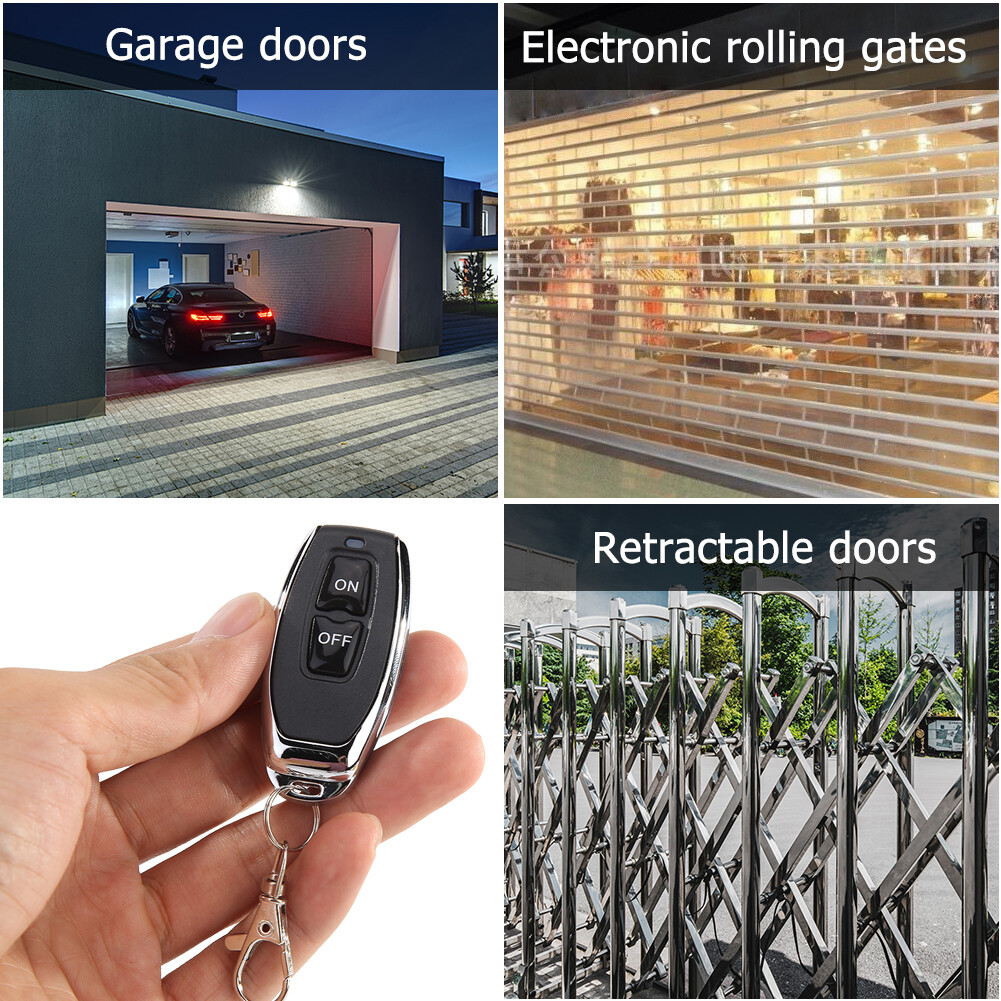 AU 433MHz RF Switch Mini AC 220V 1CH Relay Receiver + Remote for LED ...