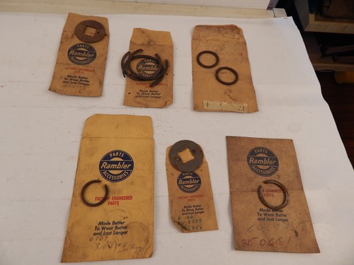 lot of vintage NOS RAMBLER Auto Parts CLIP RINGS 1960's | eBay