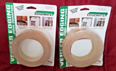 Edgemate 13/16 x25' Pre-glued Iron On Red Oak P/G Veneer Edging Banding ...