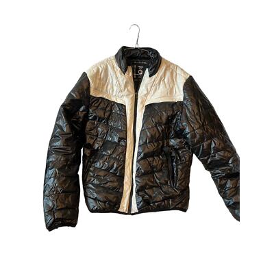 Fried Denim Shiny Puffy Jacket Womans XL | eBay