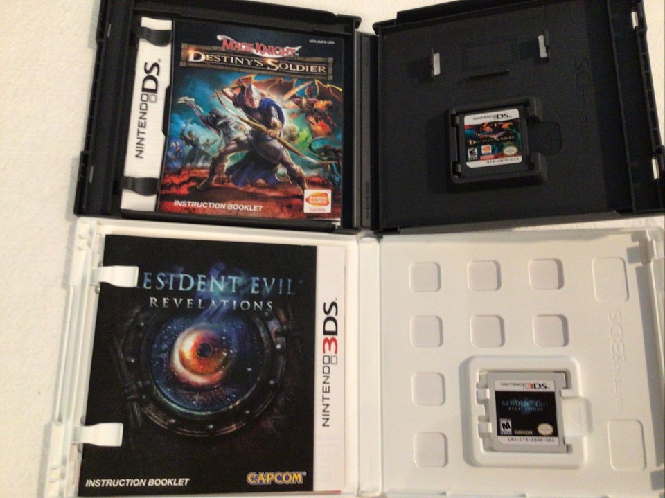 Nintendo DS Lot -Resident Evil Revelations & Mage Knight Destiny’s ...