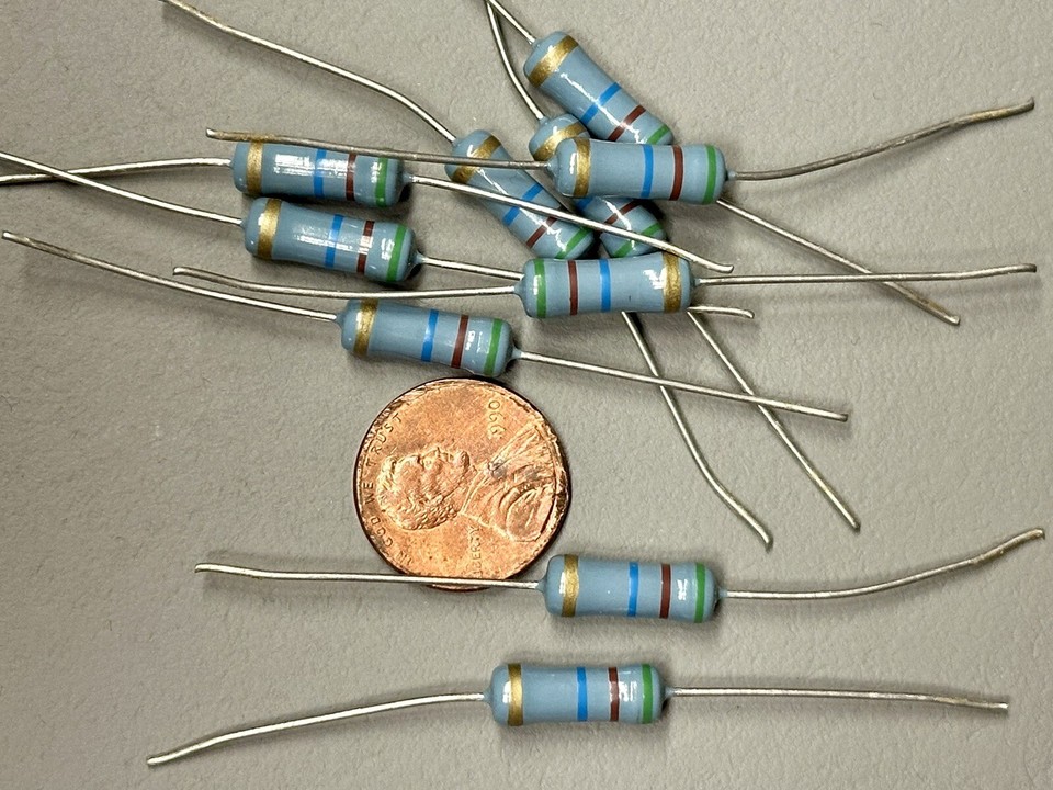 51 Megaohm (51M) ~ 1 Watt ~ KOA RESISTORS (Lot of 10) Vintage ~ Through ...