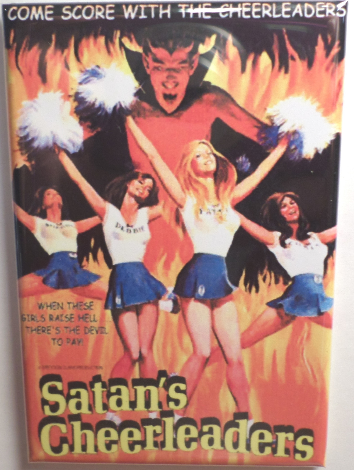 Satan's Cheerleaders MAGNET 2" x 3" Refrigerator Locker Movie Poster | eBay