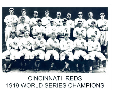 1919 WORLD CHAMPIONS CINCINNATI REDS 8X10 TEAM PHOTO BASEBALL HOF USA ...
