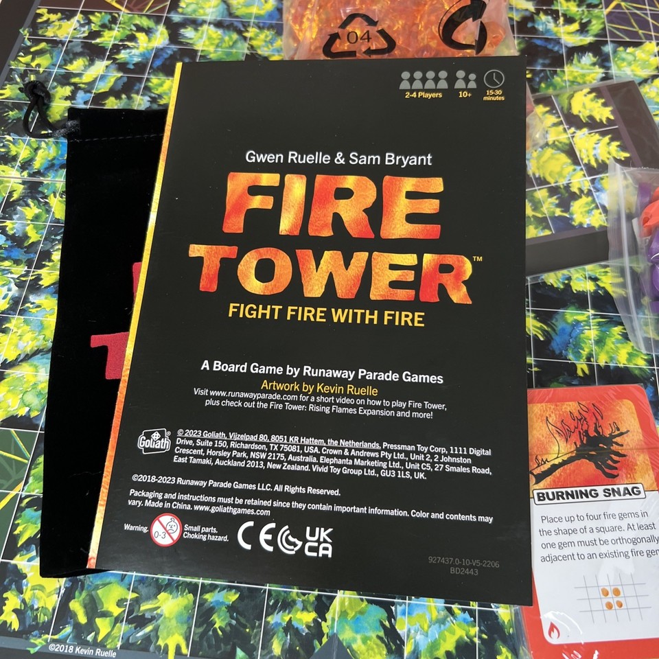 Fire Tower Board Game Standard Edition New Open Box | eBay