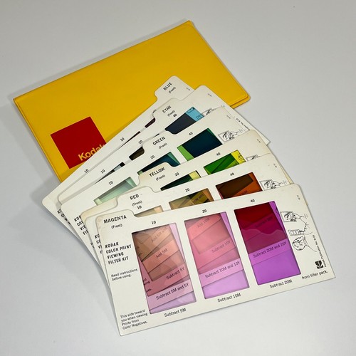 Vintage Eastman Kodak Color Print Viewing Filter Kit R-25 - Complete 6 ...