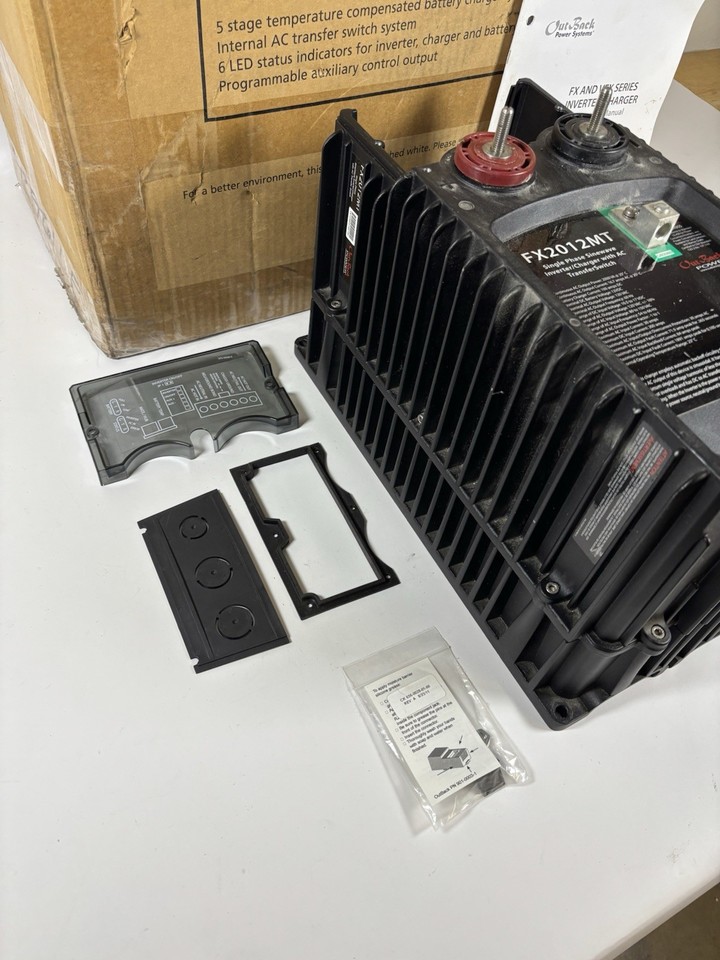 Outback Power Single Phase Sine-Wave Sealed Inverter Charger | FX2012MT ...