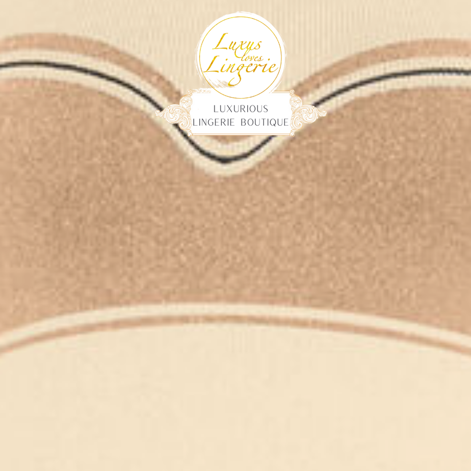 Shaping Stripes String Body Wolford XS Moon Shell Black Creme Glitzer ...