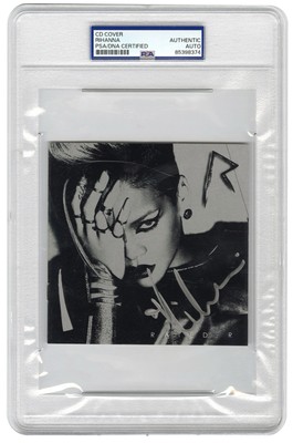 Rihanna Signed Autographed Rated R CD Cover PSA/DNA Encapsulated RARE ...