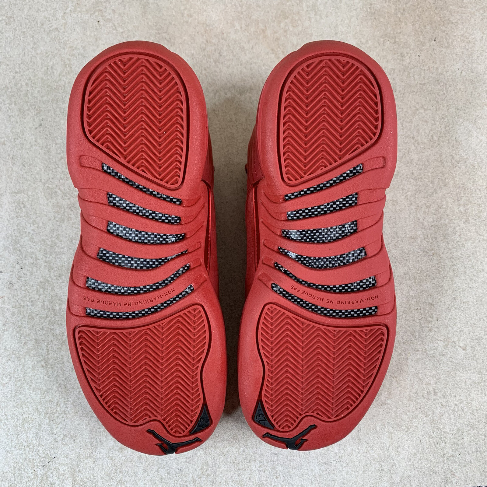 Air Jordan 12 Triple Red GS 4.5Y / Womens 6 B-grade* Missing Lid 153265 ...