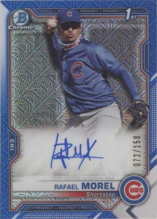 2021 Bowman Chrome - Prospect Autographs Rafael Morel #CPA-RM Hta ...