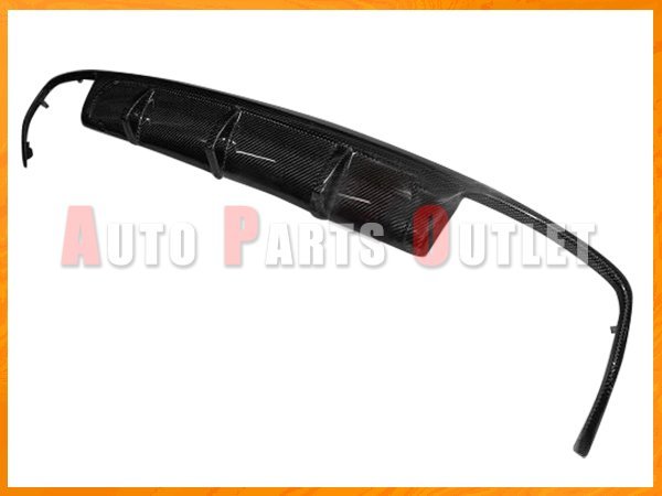 V Type Carbon Fiber Rear Diffuser For 2011-2013 M-BENZ E250 E350 E550 ...