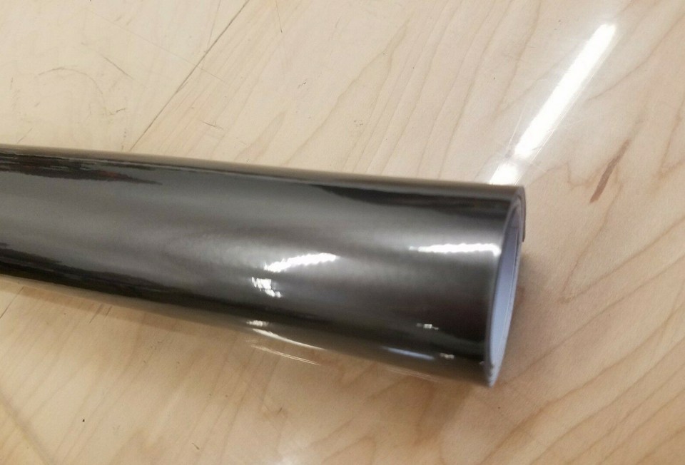 Gloss Gunmetal Gray Vinyl Auto Glossy Wrap Film Decal Sticker Sheet ...