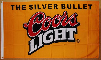 Coors Light Orange Beer Flag 3' X 5' Deluxe Indoor Outdoor Banner | eBay
