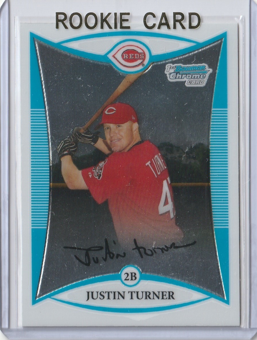 2008 Bowman Chrome Justin Turner Rookie Card RC #BCP171 Mint | eBay