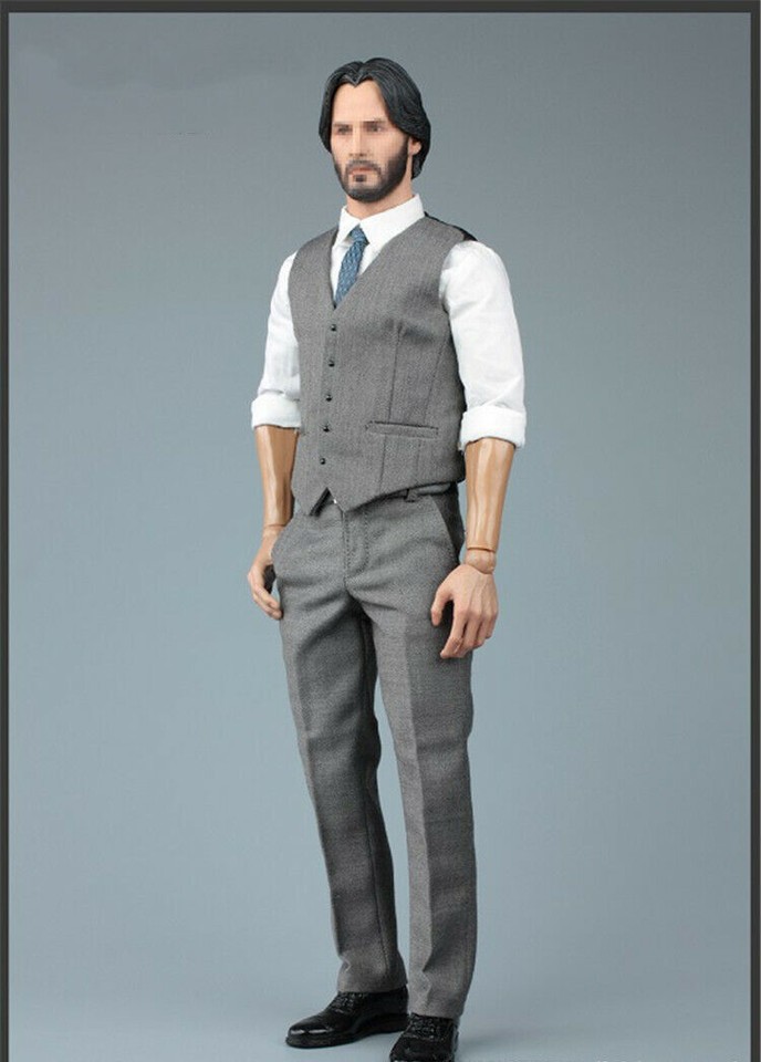 1/6 Gentleman Grey Business Suit For 12'' COOMODEL Male Action Figure ...