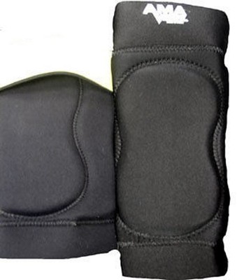 AMA Black Pro Knee Pads Extra Large for pro wrestling football MMA judo ...