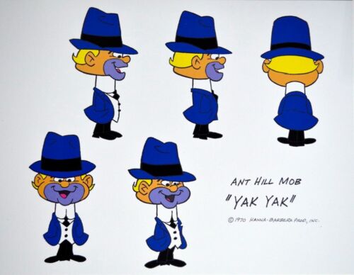 WACKY RACES / ANT HILL MOB - YAK YAK Model Sheet PRINT Hanna Barbera | eBay