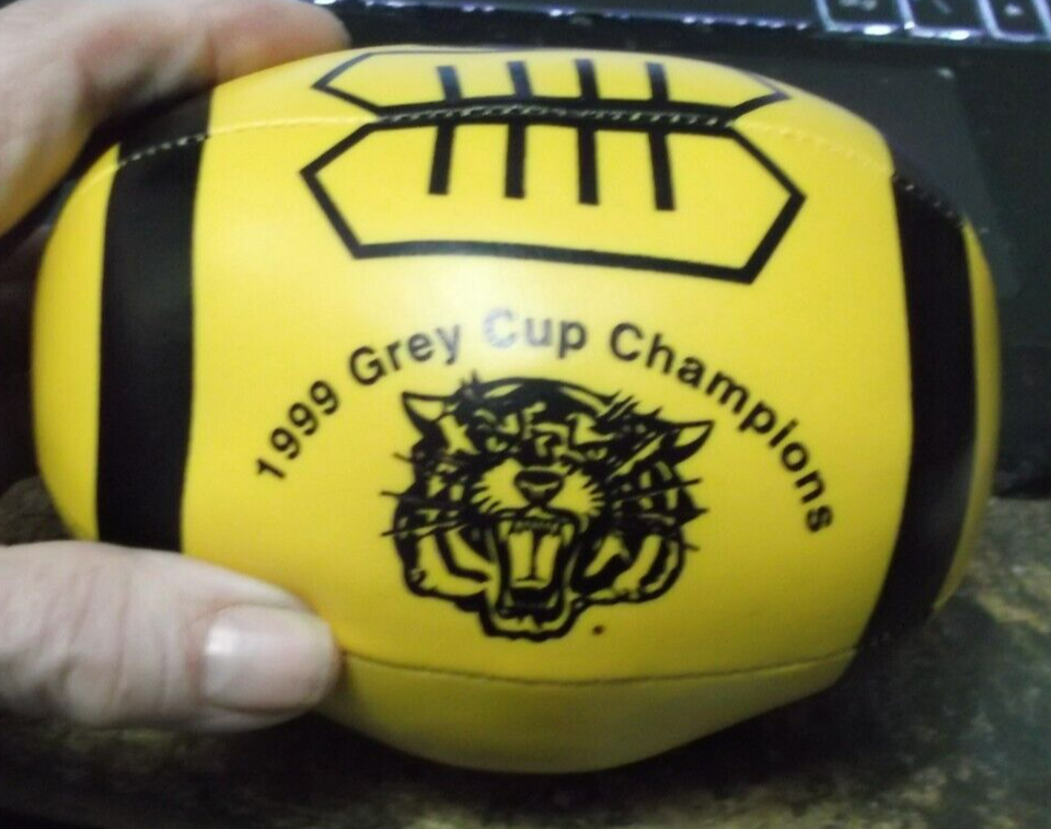 HAMILTON TIGER-CATS, JOE MONTFORD, # 53, AUTOGRAPHED FOOTBALL,C F L | eBay