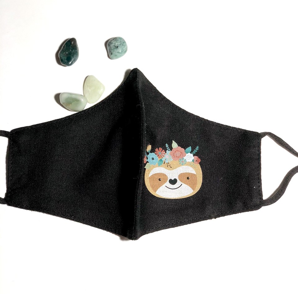 100% Linen Face Mask-better Breathing-Face Mask with Print | eBay