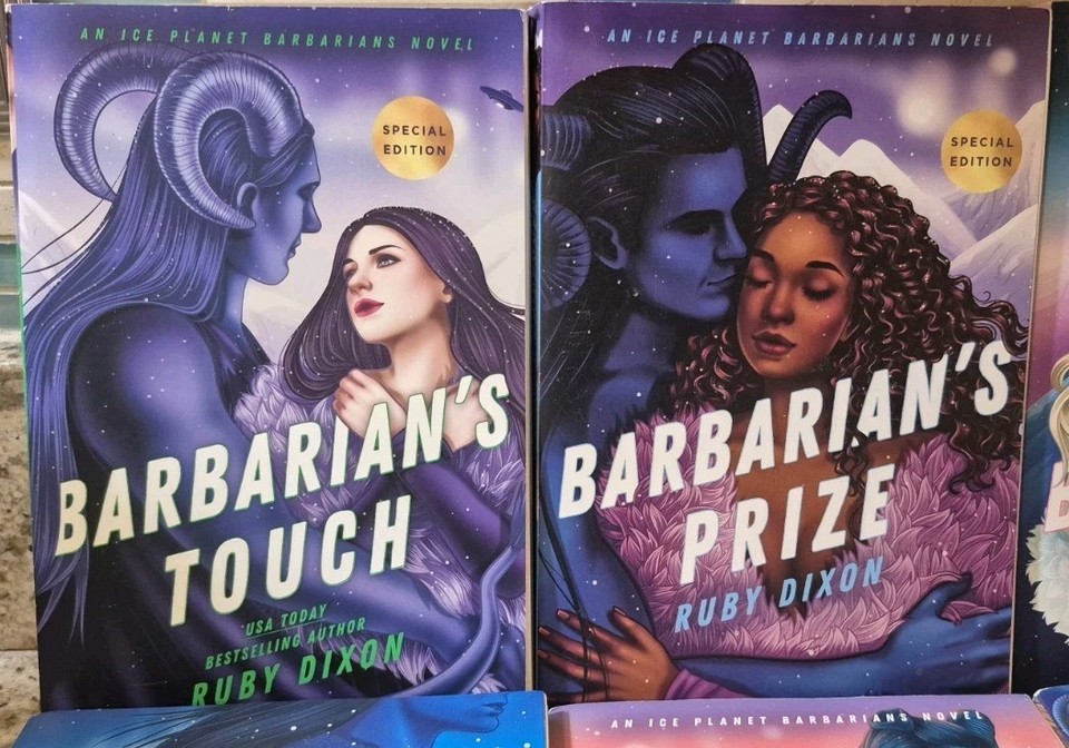 Lot of 10 Barbarians Special Edition Book Series By Ruby Dixon Ice ...