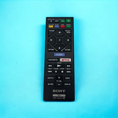 Genuine SONY Remote Control Blu-Ray DVD Player RMT-VB201U | eBay