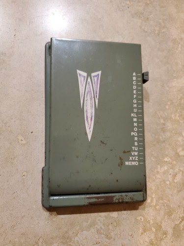 Vintage 1950s Zephyr Autodex Galaxie List Model S-100 | eBay