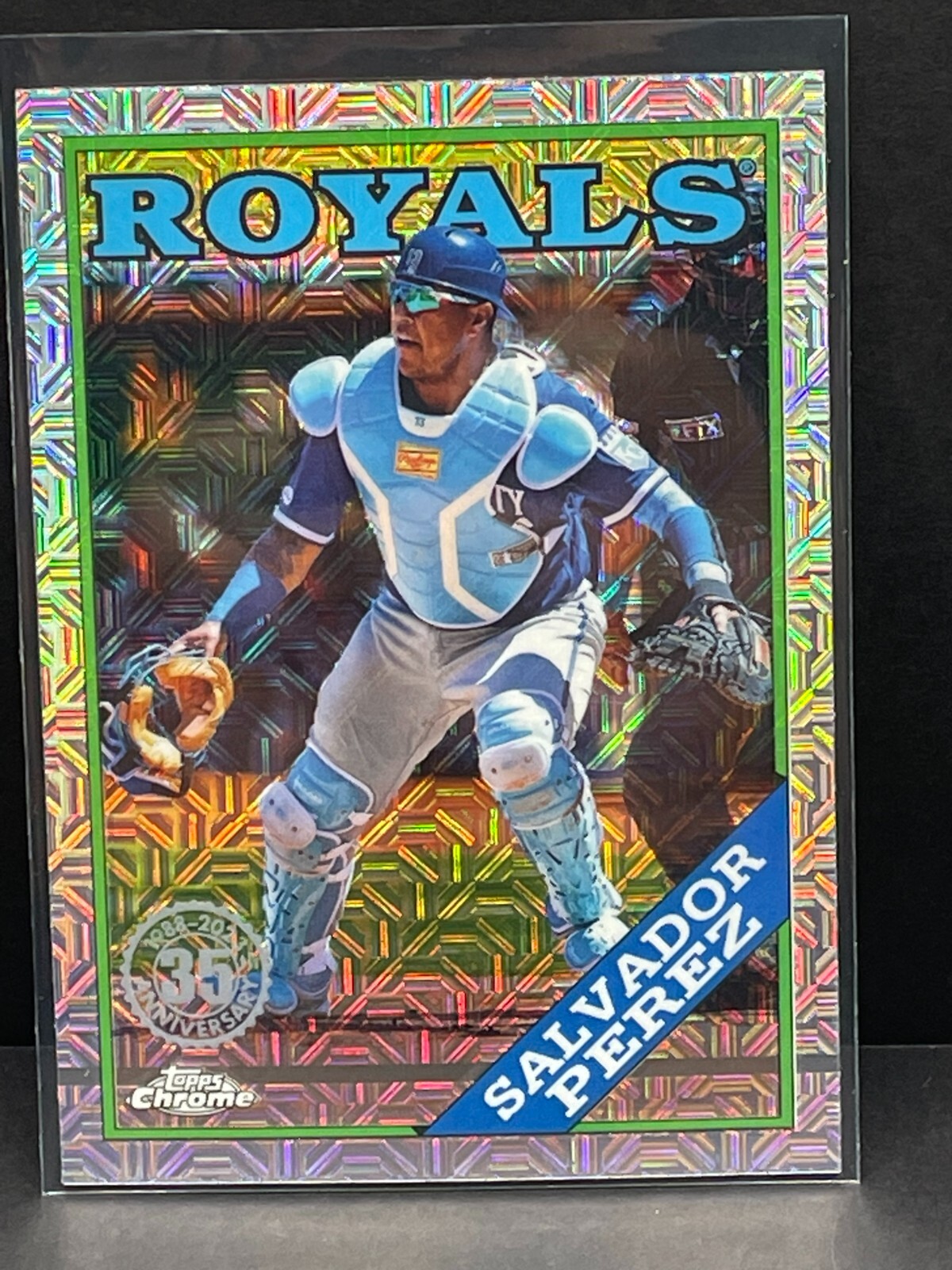2023 Topps 1988 Mojo Refractor T88C-75 Salvador Perez Kansas City ...
