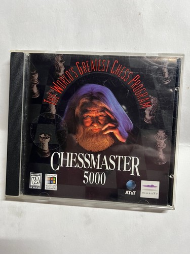 Chessmaster 5000 (PC, 1995) Video Game Chess Educational Board Game ...