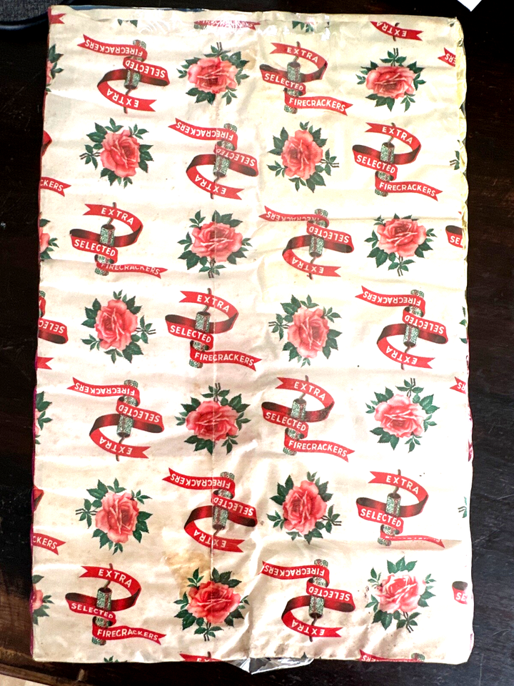 VINTAGE DUCK BRAND Firecracker BRICK LABEL Mr. Tang Bick Tong ...